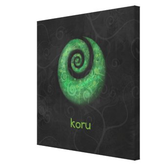 koru canvas print | Zazzle