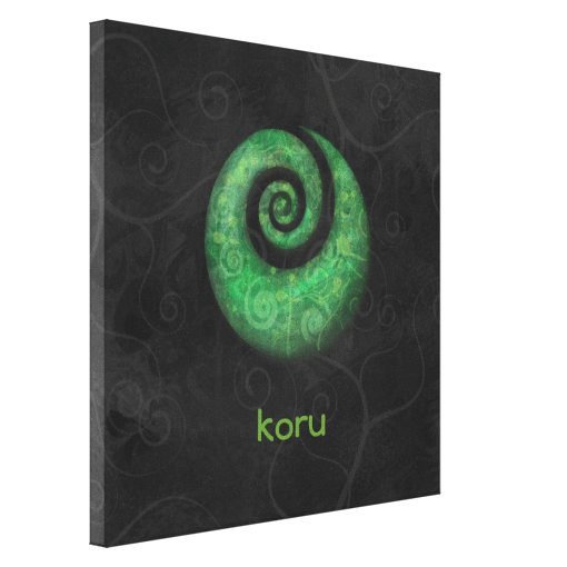 koru canvas print | Zazzle