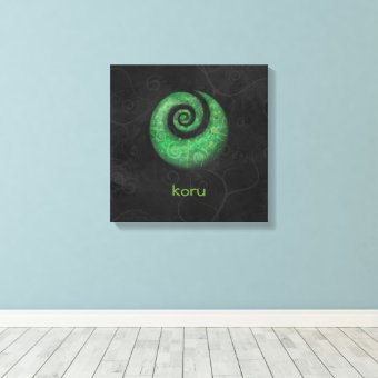 koru canvas print | Zazzle