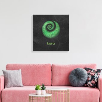 koru canvas print | Zazzle