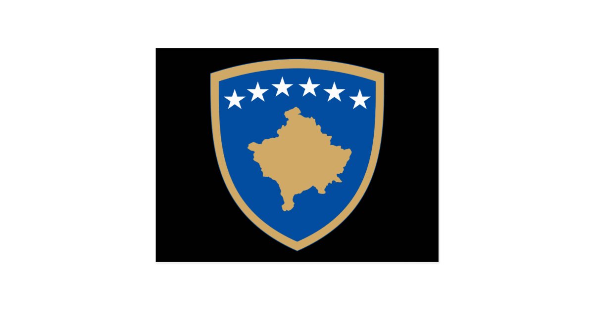 kosovo emblem postcard | Zazzle.com