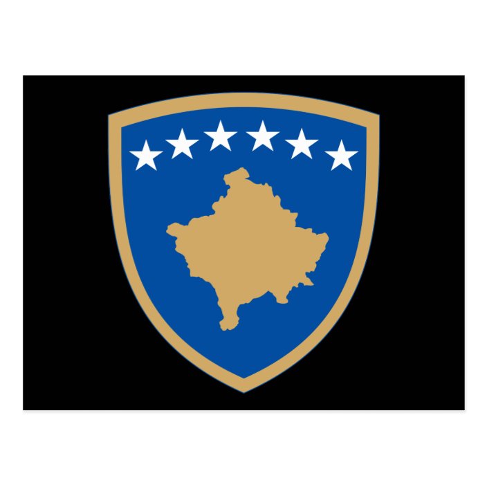 kosovo emblem postcard | Zazzle.com