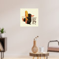 Kowalski Bakery - Niffler With Bread Poster | Zazzle
