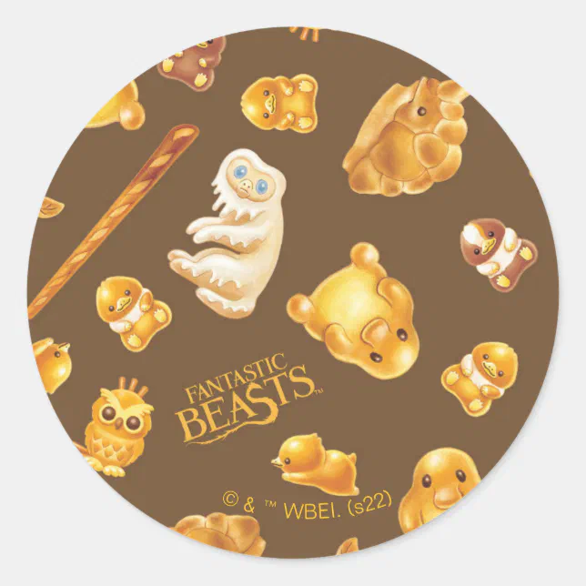 Kowalski Bakery Toss Pattern Classic Round Sticker | Zazzle