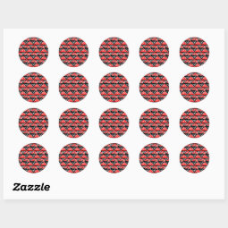 Kowhaiwhai Traditional Maori Koru Pattern Classic Round Sticker | Zazzle