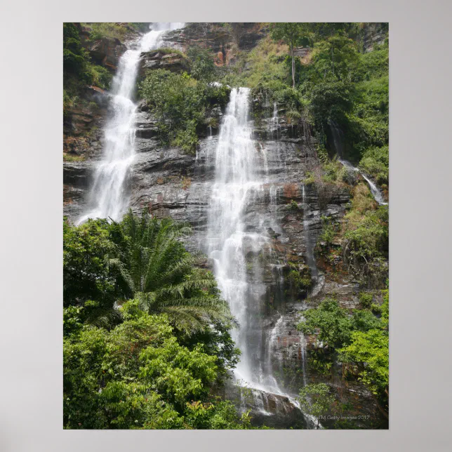 Kpalime waterfalls. Central Togo, West Africa 2 Poster | Zazzle