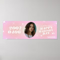 Kpop Idol Birthday Fancafe Style Cheer Banner Poster | Zazzle
