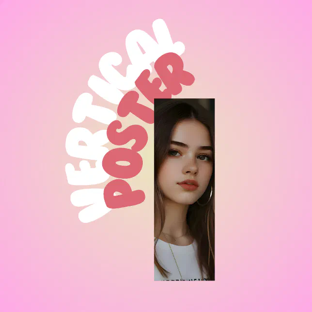 Kpop Idol Birthday Fancafe Style Vertical Poster | Zazzle