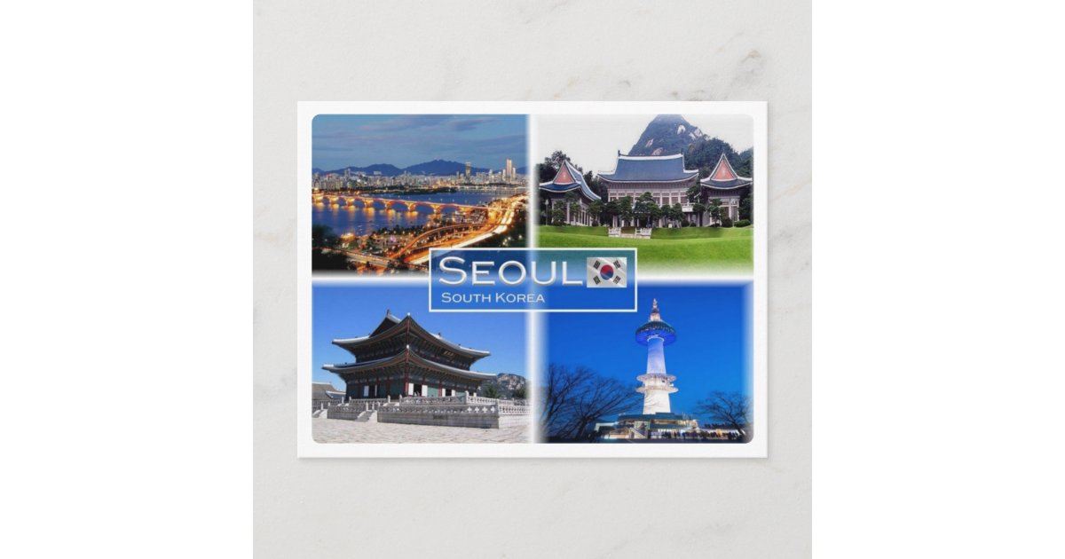 KR South Korea - Seoul - Postcard | Zazzle