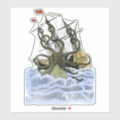 Kracken Transparent Sticker | Zazzle