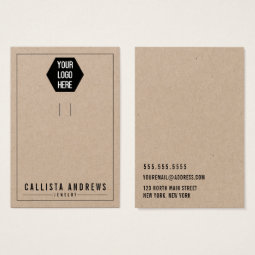 Kraft Add Your Logo Multiple Keychain Display Card | Zazzle