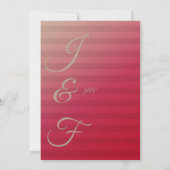 Kraft Beach Pink Monogram Funny NYE Invitation | Zazzle