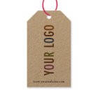 Kraft Custom Printed Retail Hang Tags with String | Zazzle