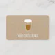 Kraft Editable Coffee Stamp loyalty card | Zazzle