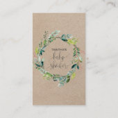 Kraft Foliage Diaper Raffle Invitation Insert | Zazzle