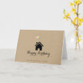 Kraft Paper Real Estate Happy Birthday Realtor Card | Zazzle