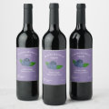 Kraft & Rustic Blueberry Wine Bottle Label Sticker | Zazzle