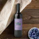 Kraft & Rustic Blueberry Wine Bottle Label Sticker | Zazzle