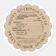 Kraft Scallop Honey FDA Nutrition Facts Label | Zazzle