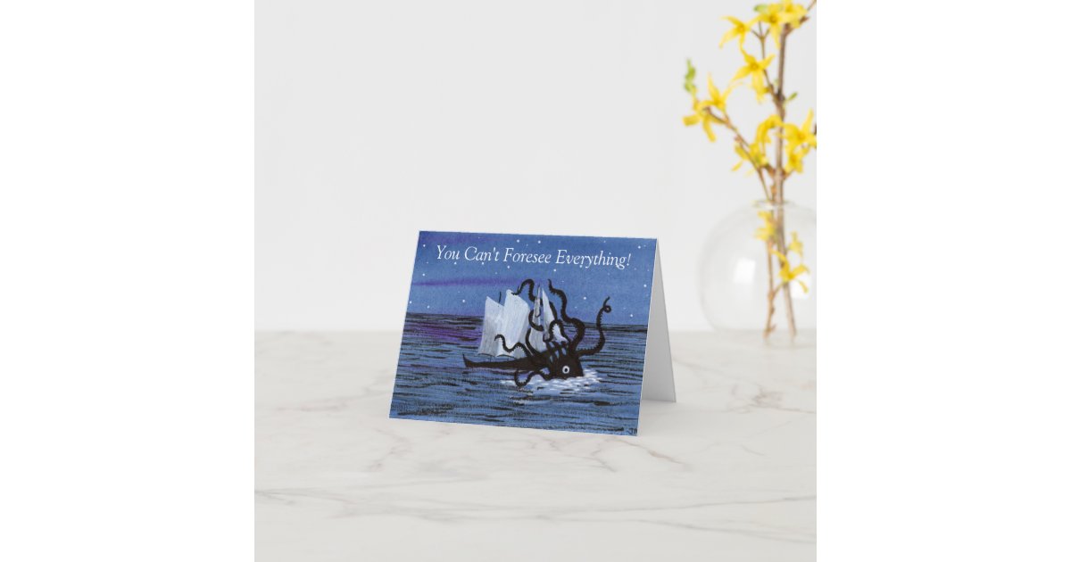 Kraken Card | Zazzle