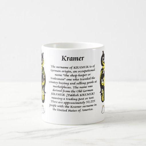 Kramer Family Coat of Arms mug | Zazzle