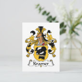 Kramer Family Crest Postcard | Zazzle
