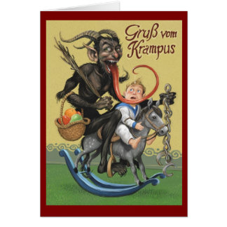 Krampus Cards - Greeting & Photo Cards | Zazzle