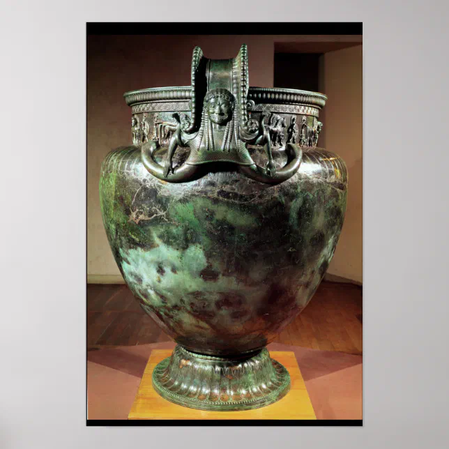 Krater, from the Tomb of a Princess of Vix Poster | Zazzle
