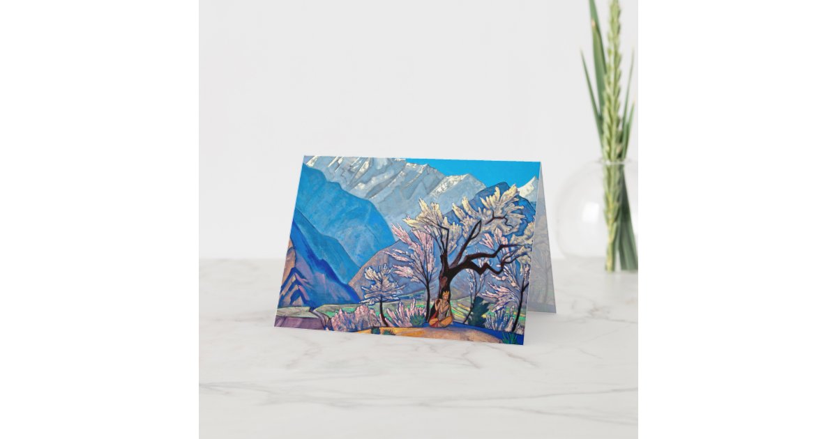 Krishna by Nicholas Roerich - Card | Zazzle