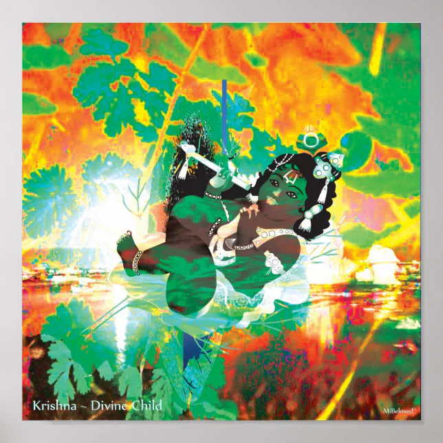 Krishna ~ Divine Child Poster | Zazzle
