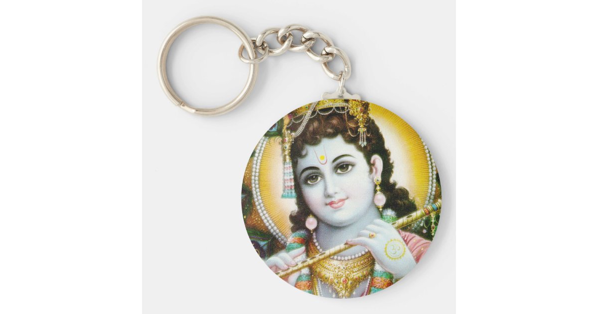 KRISHNA KEYCHAIN | Zazzle.com