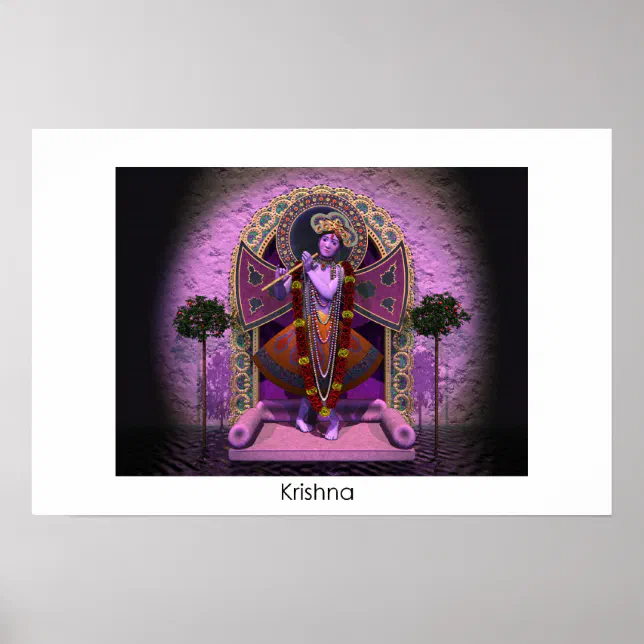 Krishna Poster | Zazzle