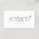 KRISTY Name Pilates Instructor Business Card | Zazzle