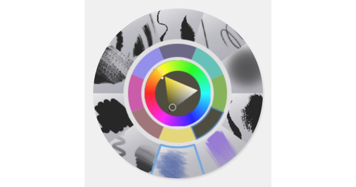 Krita Right-Click Palette Sticker | Zazzle