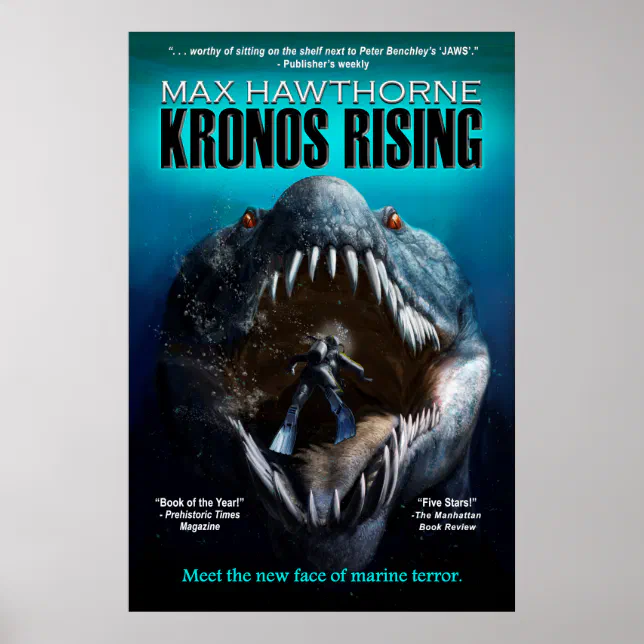 KRONOS RISING New COVER DESIGN Poster - TEETH! | Zazzle