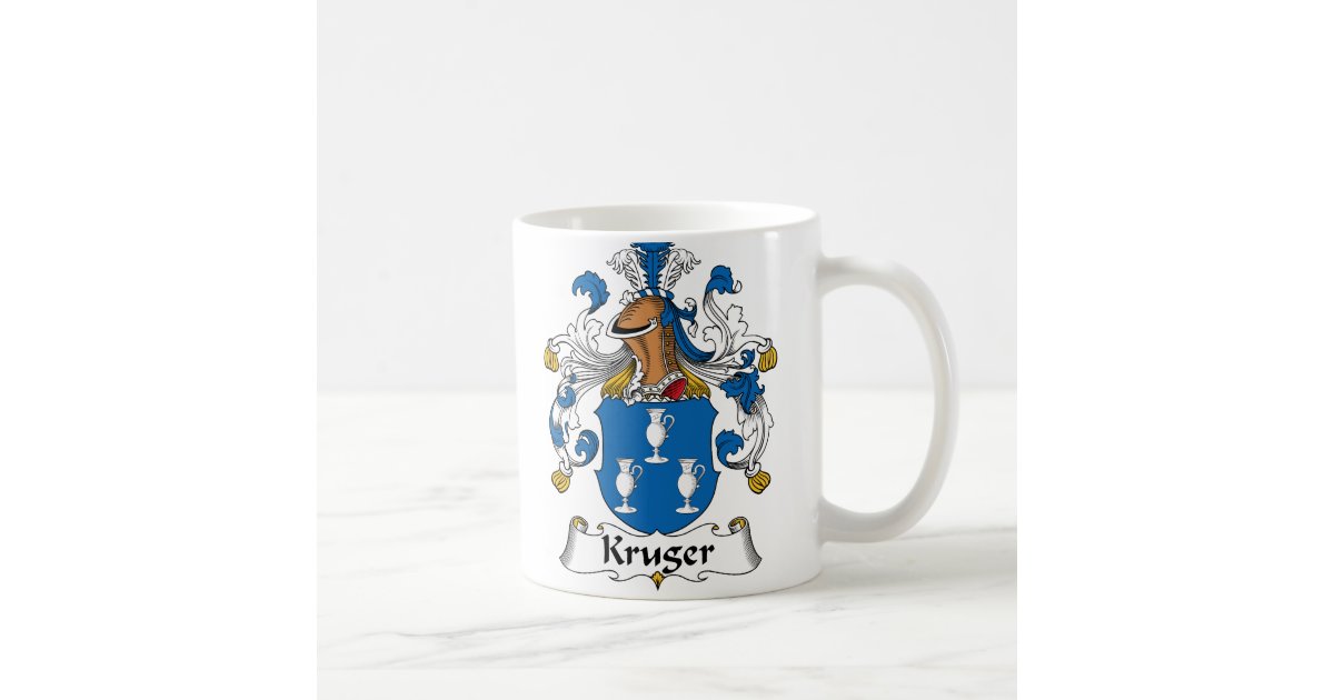 Kruger Family Crest Coffee Mug | Zazzle