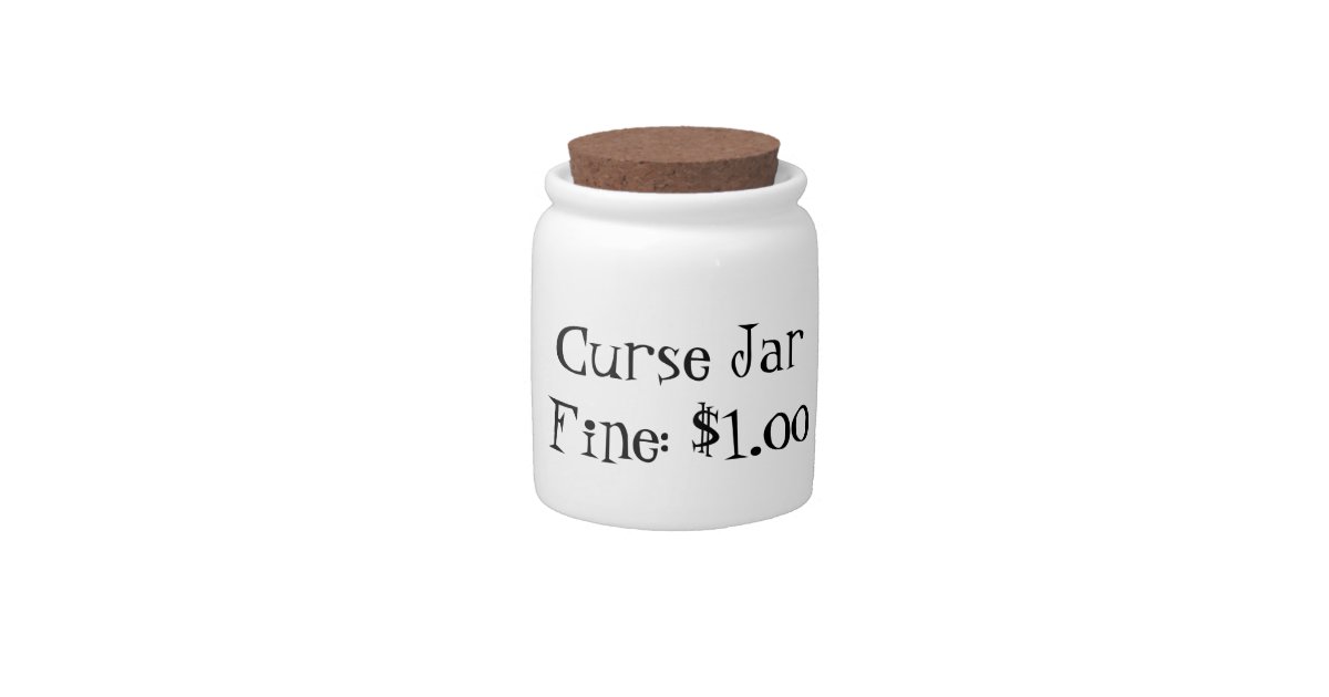KRW Curse Jar - Set Your Own Fine | Zazzle