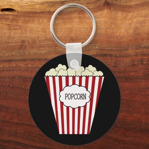 KRW Movie Theater Popcorn Keychain | Zazzle
