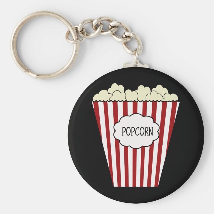 KRW Movie Theater Popcorn Keychain | Zazzle.com