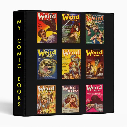 KRW Vintage Comic Book Binder | Zazzle.com