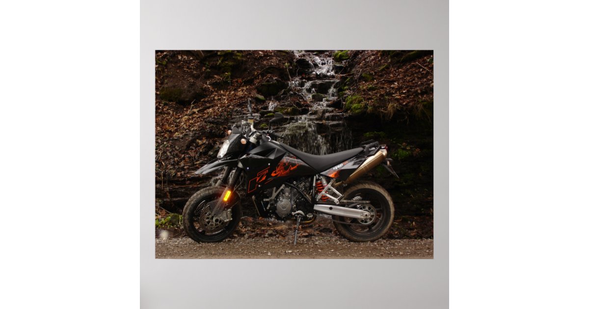 KTM 950 Supermoto Poster | Zazzle