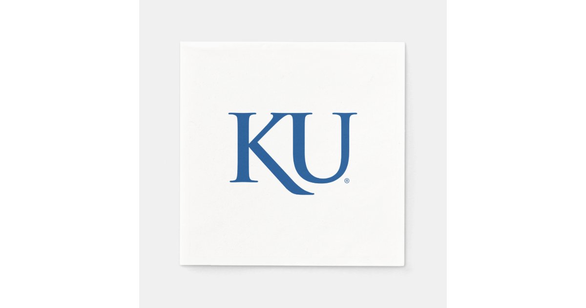 KU Monogram Logo Napkins | Zazzle