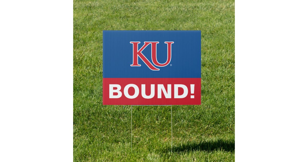 KU Monogram Logo Sign | Zazzle