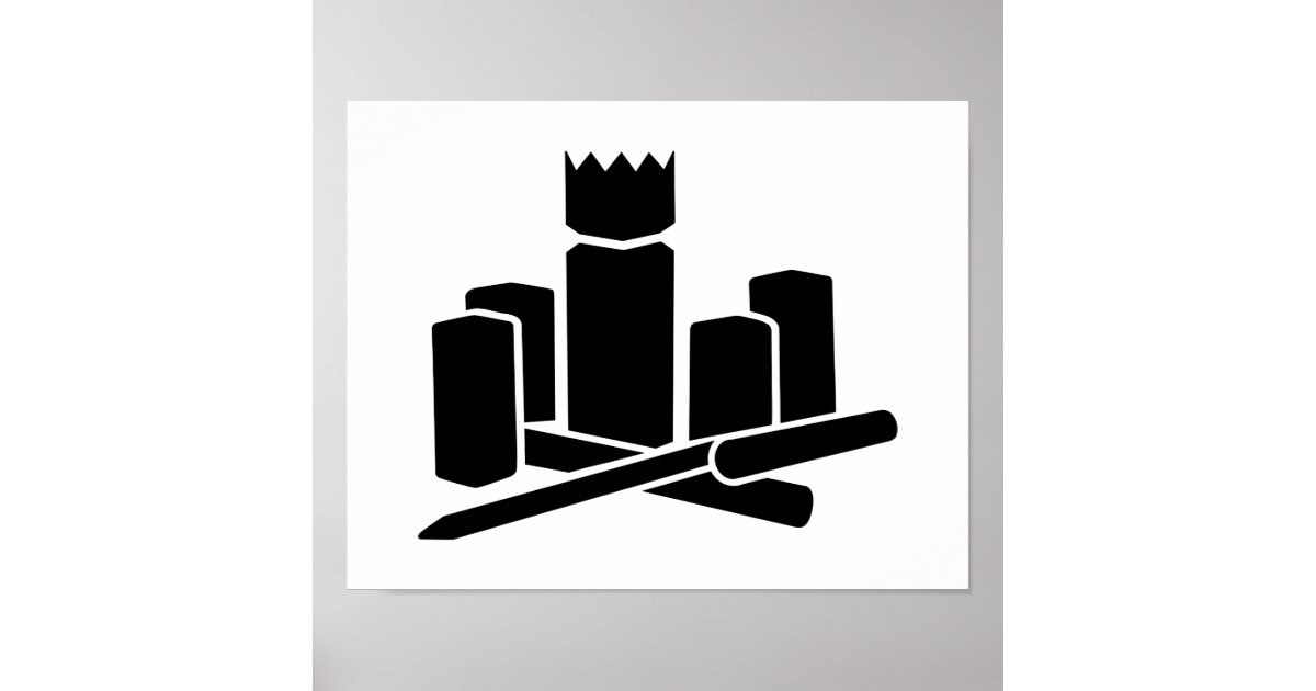 Kubb Poster | Zazzle