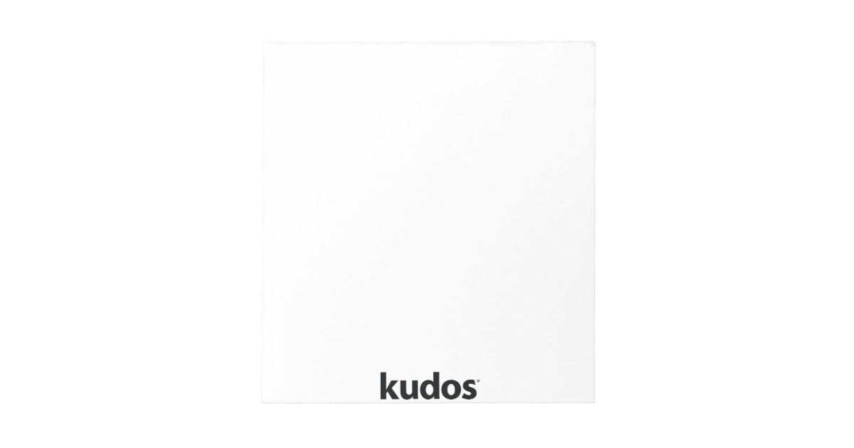 Kudos® Notepad | Zazzle