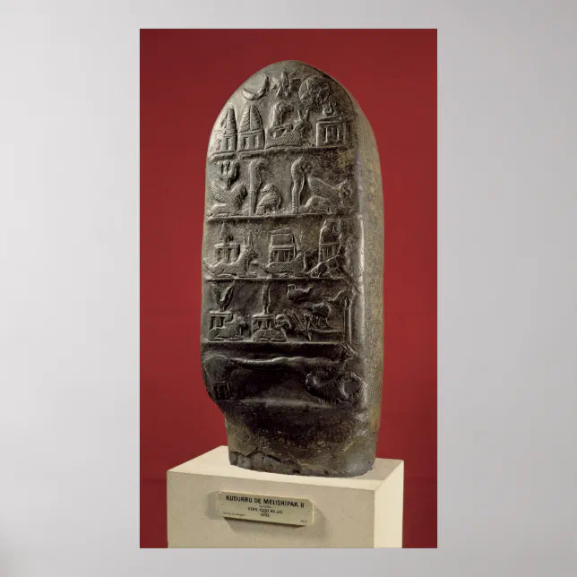 Kudurru of King Melishikhu II Poster | Zazzle