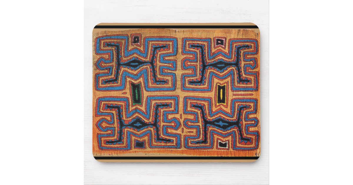 Kuna Indian Canoe Spirits Mouse Pad | Zazzle