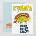 Kunafa From Outer Space Funny Meme Invitation | Zazzle