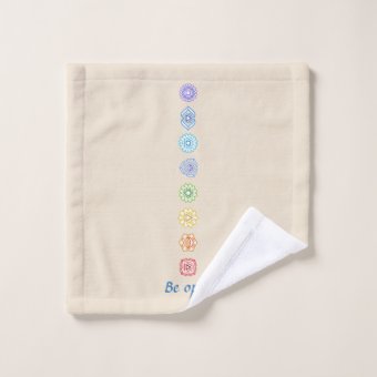Kundalini Yoga Chakras Be Open Bath Towel Set | Zazzle