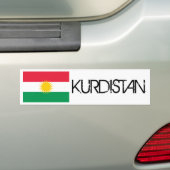 Kurdistan Flag Bumper Sticker | Zazzle